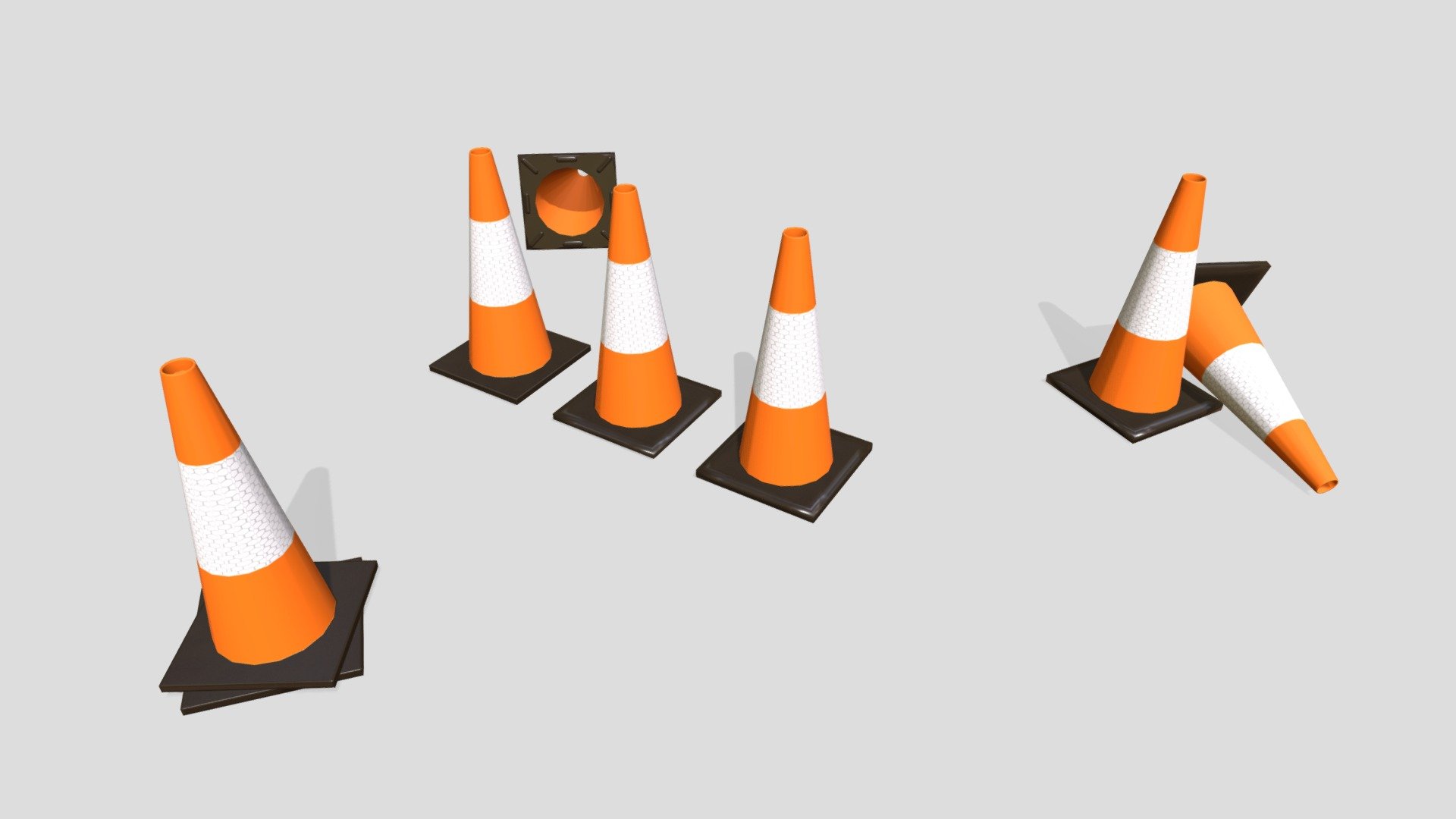 Traffic Cones 700MM - Download Free 3D model by Taylor Lane ...