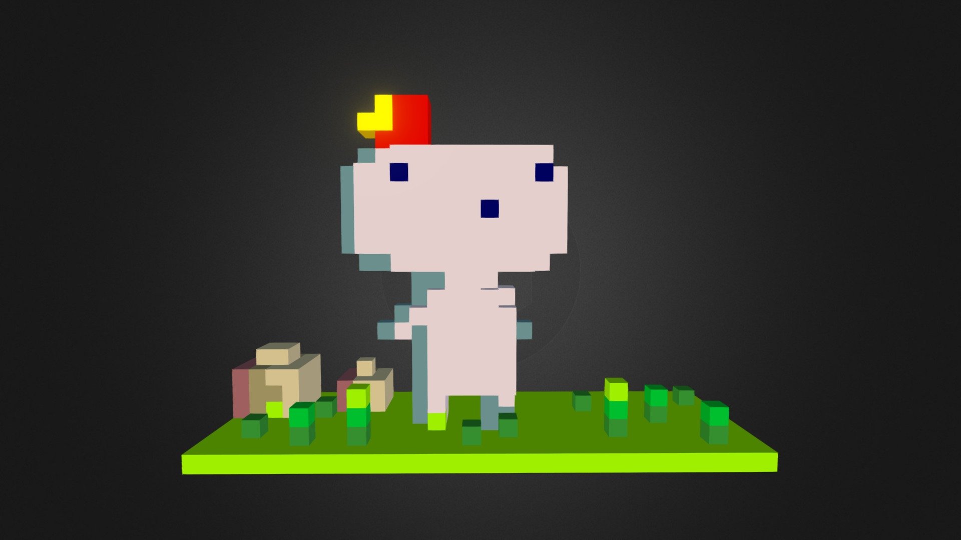 Gomez from FEZ - Download Free 3D model by 3Dimentional (@insectscorch ...