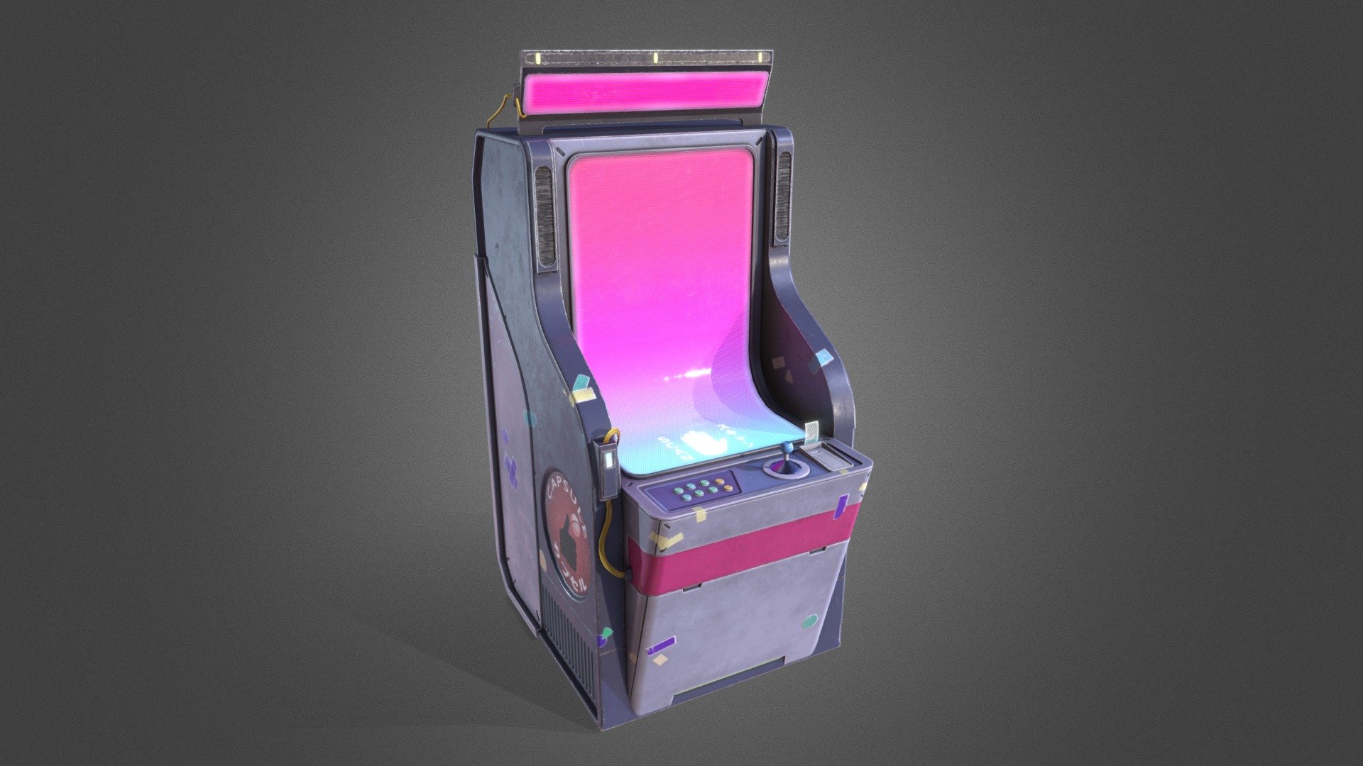 Arcade machine - 3D model by SophieS (@sophie-sz) [18a4ea3] - Sketchfab