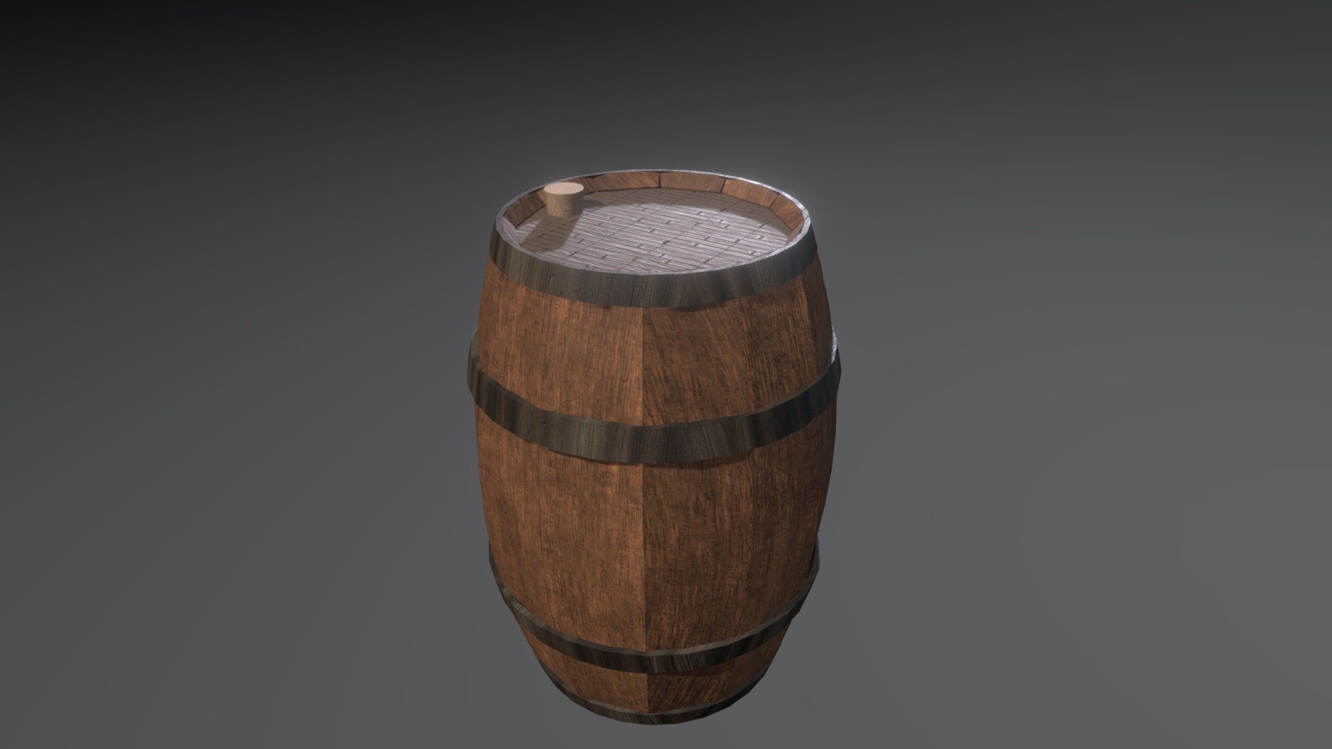 Medieval Wooden Barrel - 3D model by Jesus Rodriguez (@jesus.r110 ...