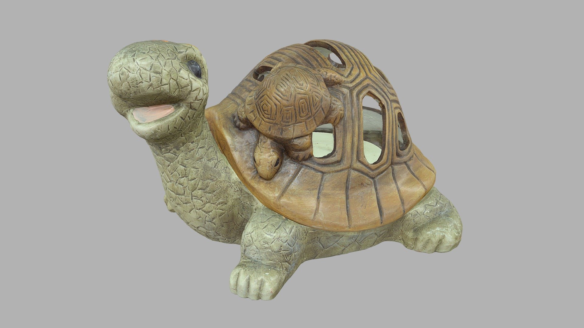 Turtle decoration photogrammetry scan - 3D model by Bzucko [18a618e ...
