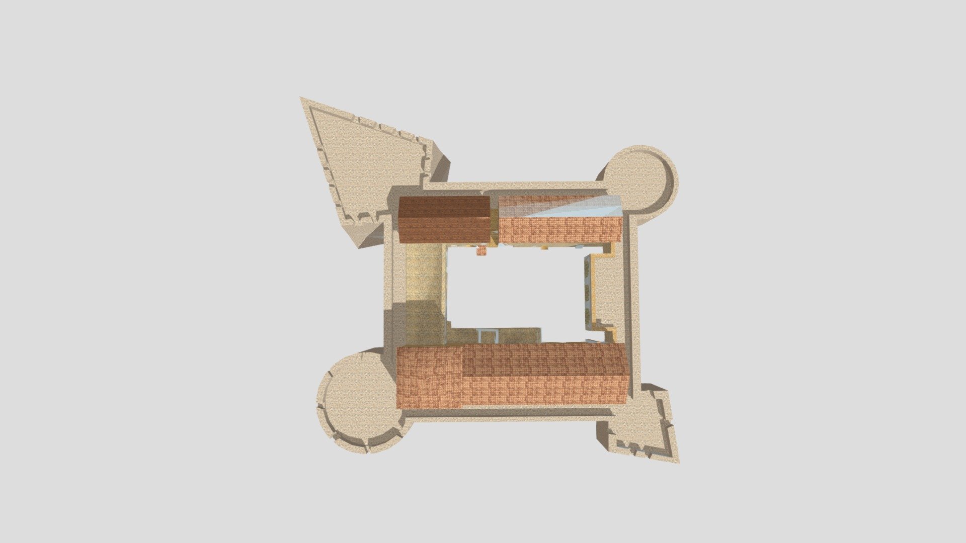 Fort Amsterdam Draft Model, 1790 Dutch Map - 3D model by Michael.Jarvis ...