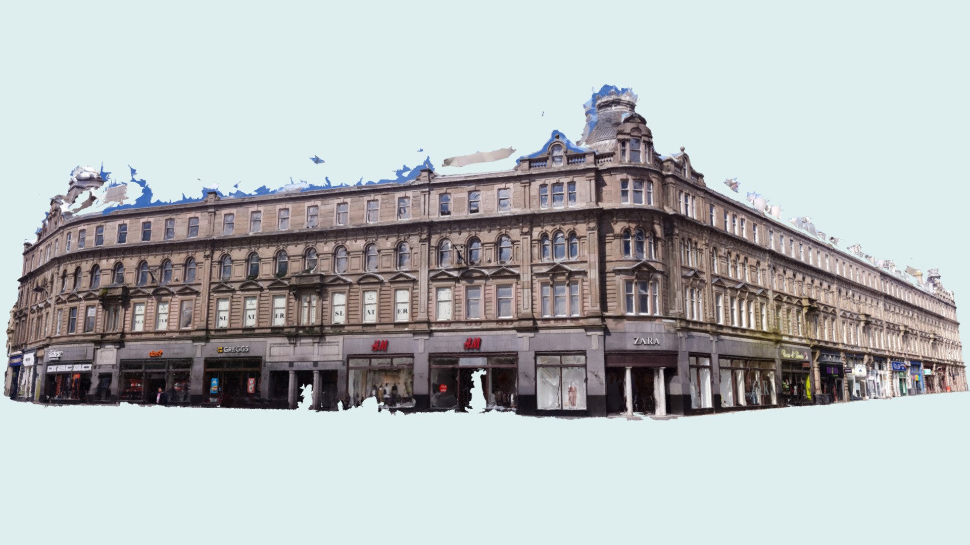 Dundee, city centre (Block B, Commercial) - Download Free 3D model by ...
