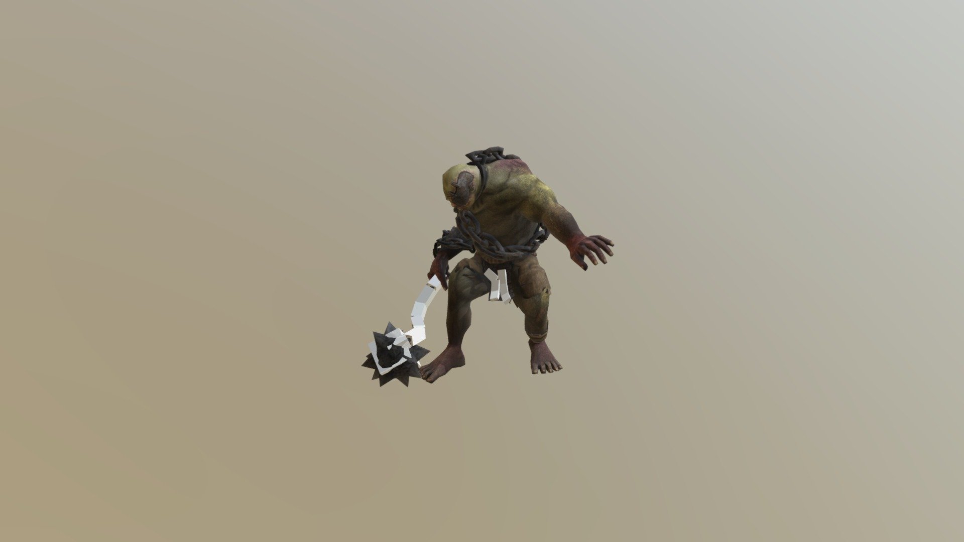 deformed giant - defeated1 anim - 3D model by mangrove [18a8127 ...