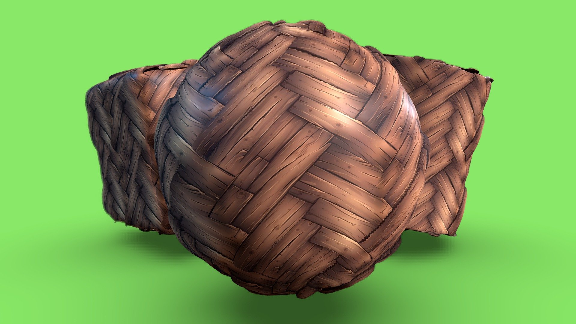 Stylized PBR Texture / Material Wood Planks - Buy Royalty Free 3D model ...