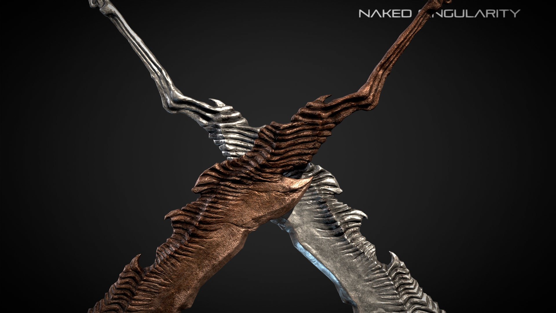 Demon Greatsword | Medieval dark fantasy sword - Buy Royalty Free 3D ...