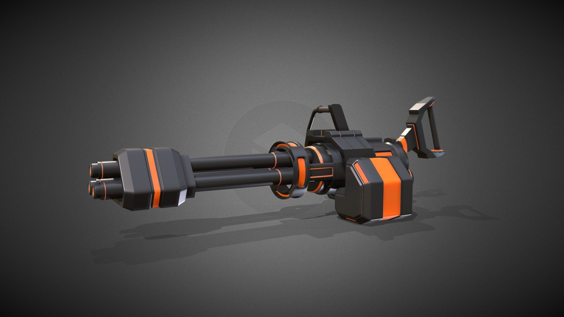Minigun - 3D model by Rishav Gupta (@Rishav_Gupta) [18aa752] - Sketchfab
