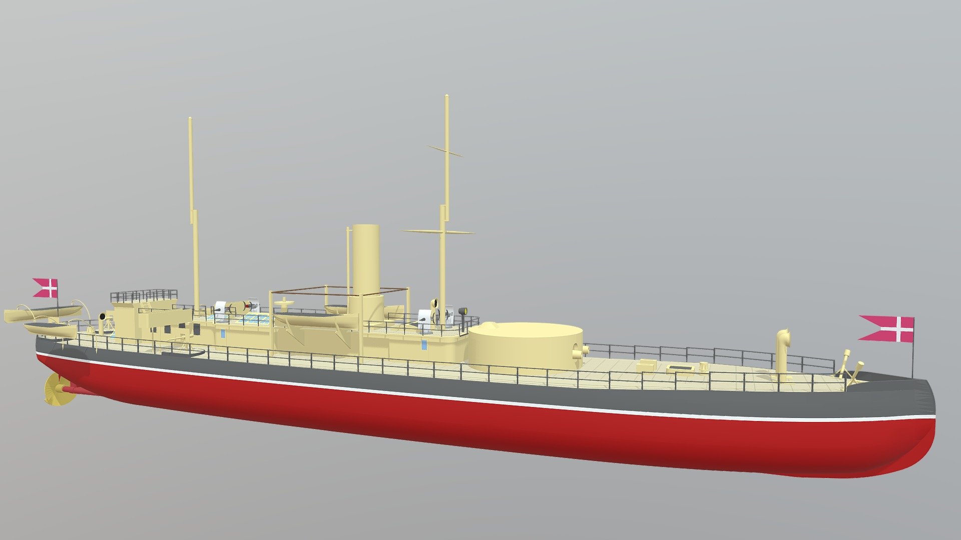 HDMS Gorm - Download Free 3D model by martyn169 [18abc85] - Sketchfab