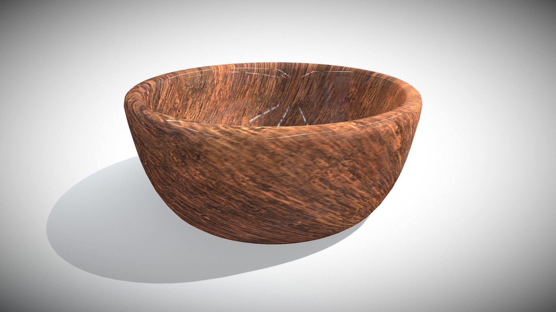 Wooden Bowl - Download Free 3D model by Ronald Hessens (@r.hessens ...