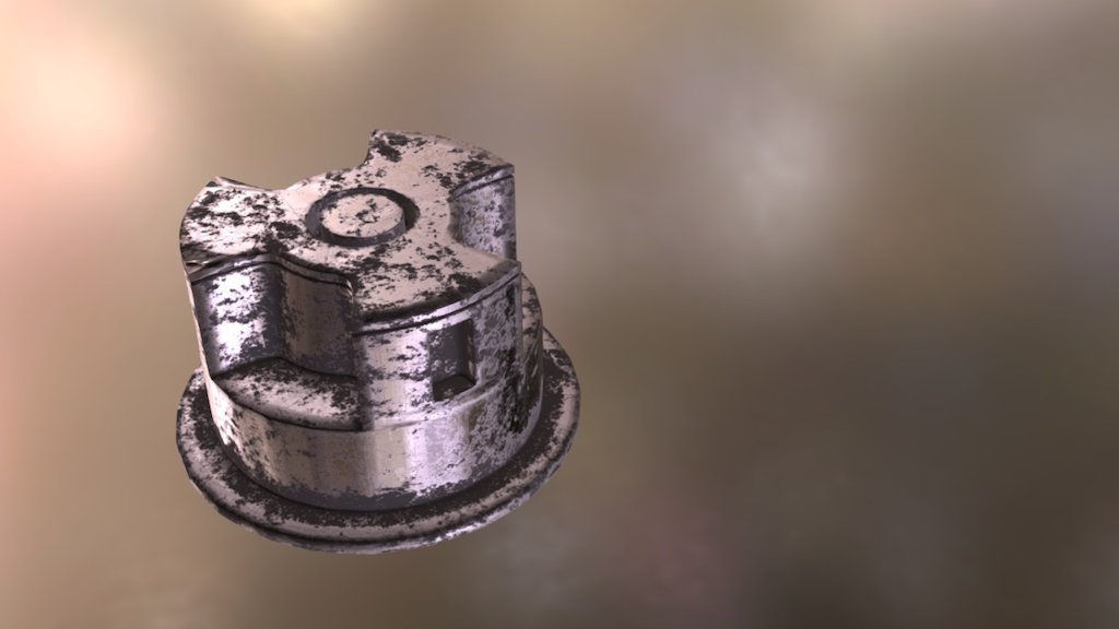 Oxidized Sci-Fi bolt - 3D model by F5_official [18ad35d] - Sketchfab