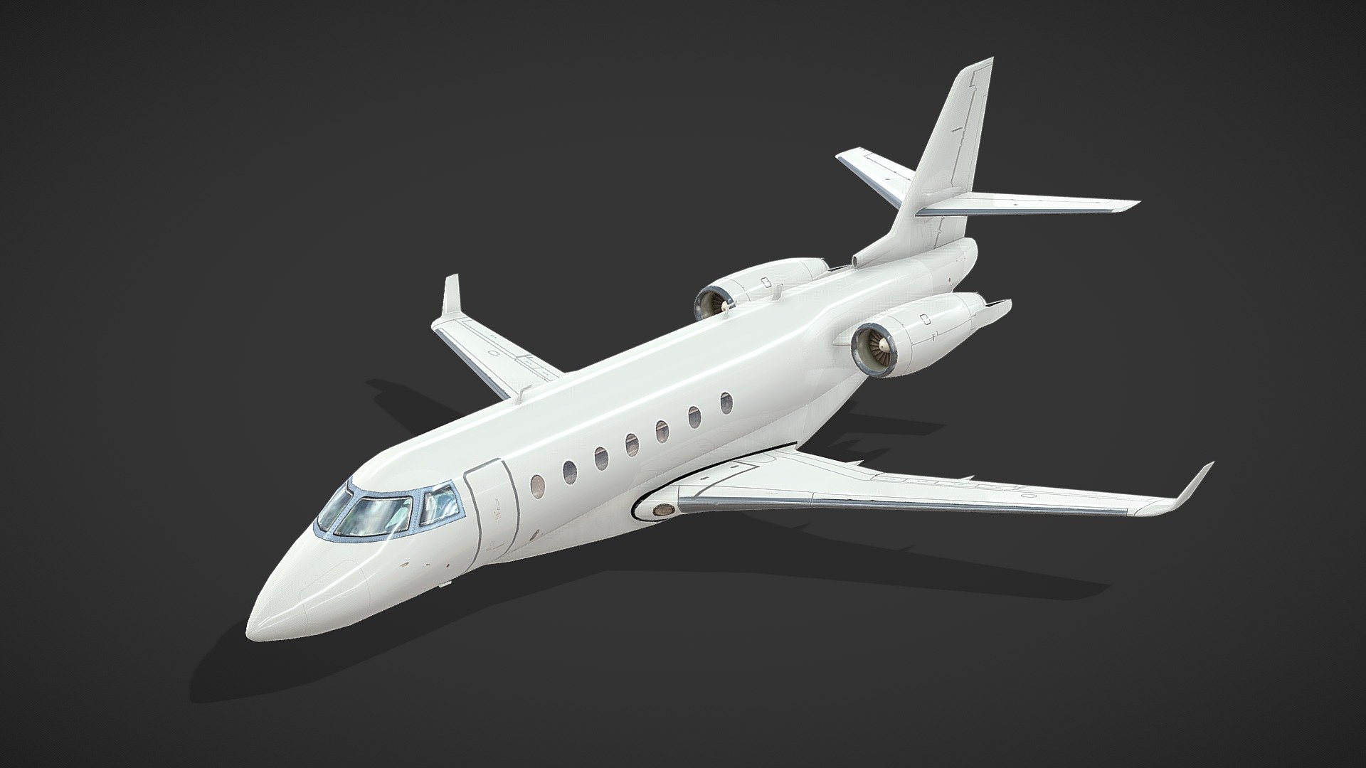 Gulfstream 200 / Astra Galaxy - Buy Royalty Free 3D model by Andrea ...