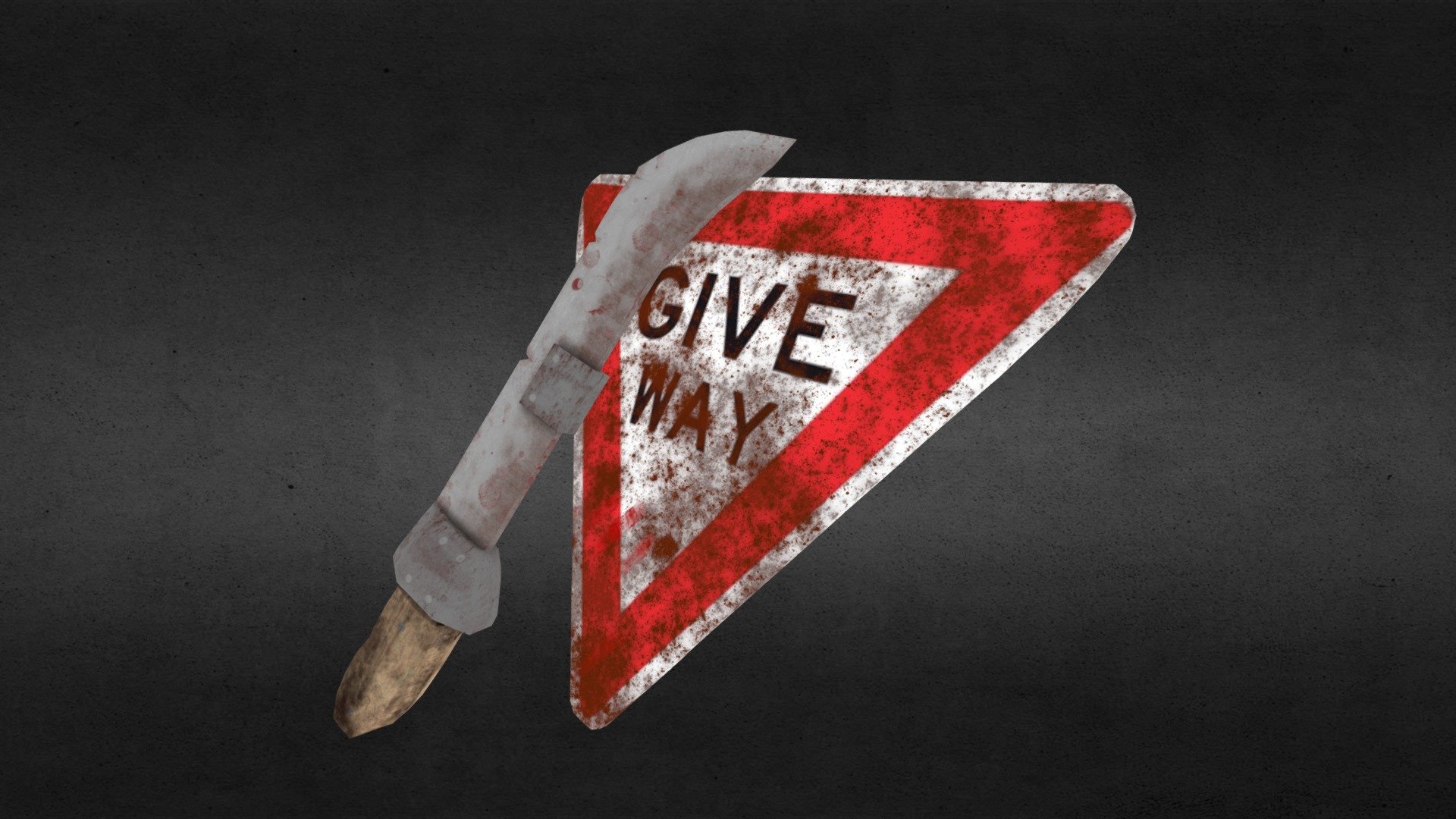 Scrap Machete and Scrap Shield - Download Free 3D model by Heathy ...