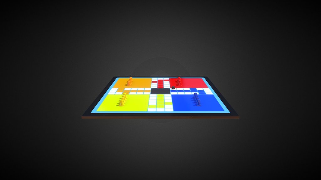 Luddo game - 3D model by sohailoriginal [18afa55] - Sketchfab
