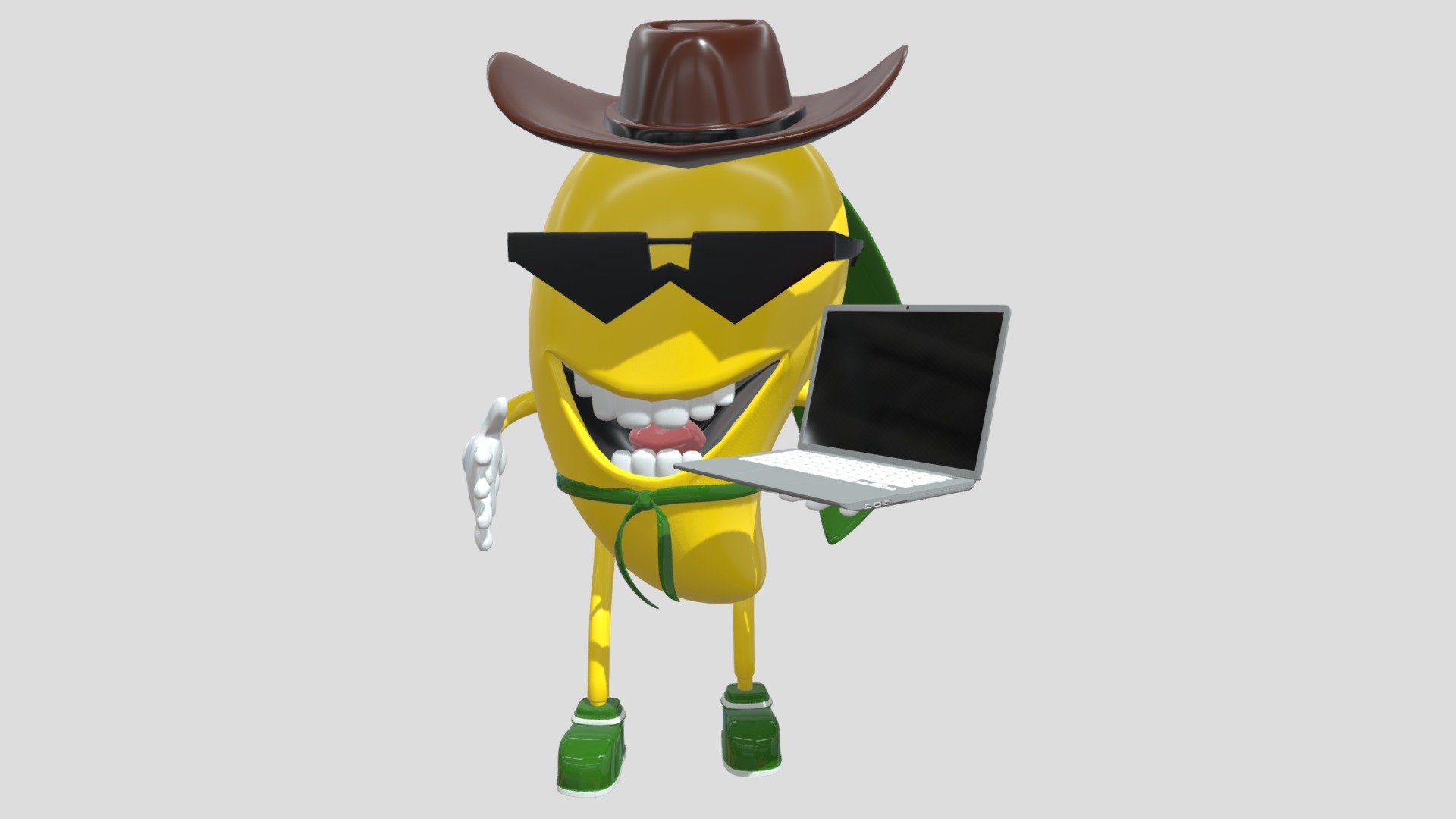 Mango Man Character - Download Free 3D model by bukhtawer.durrani ...