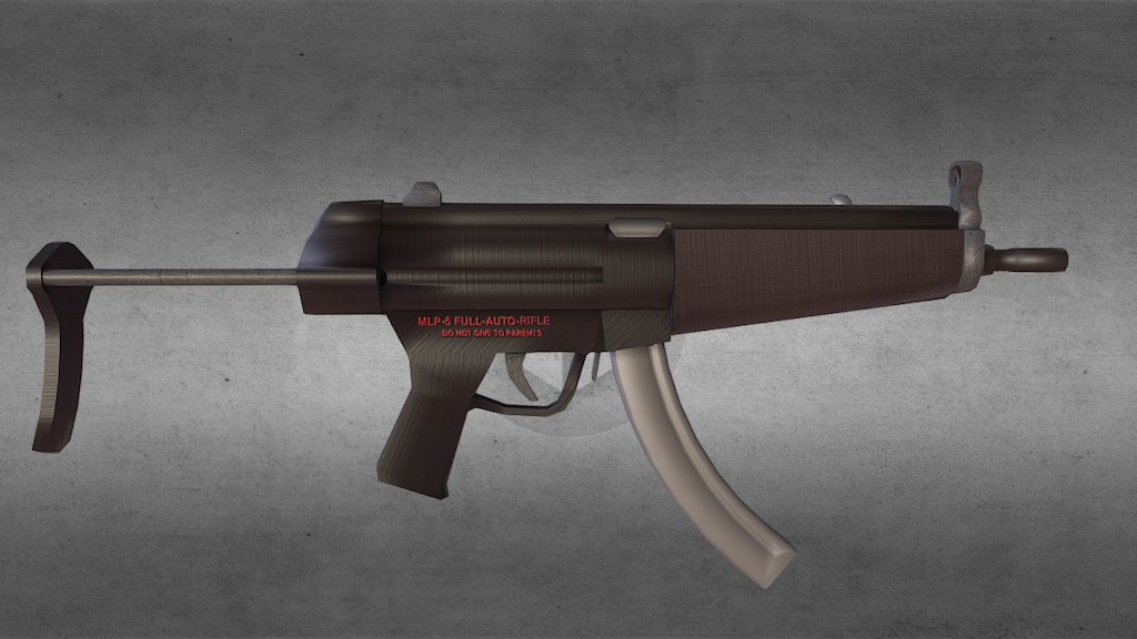 sub machine gun MP5 - Download Free 3D model by harway [18b1ab8 ...