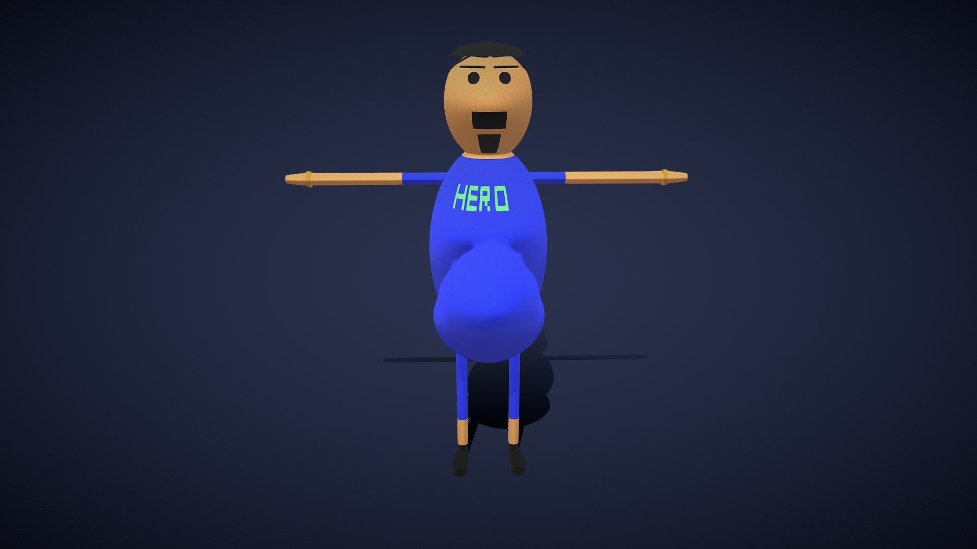 MJO Model-04(after Rigging And Shape Keys) - Download Free 3D model by ...