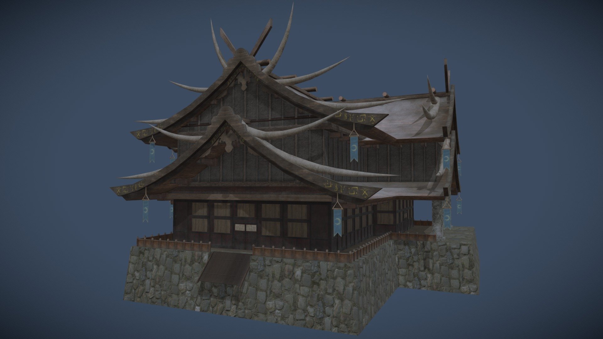Clan House - Download Free 3D model by IntroViev [18b28e3] - Sketchfab