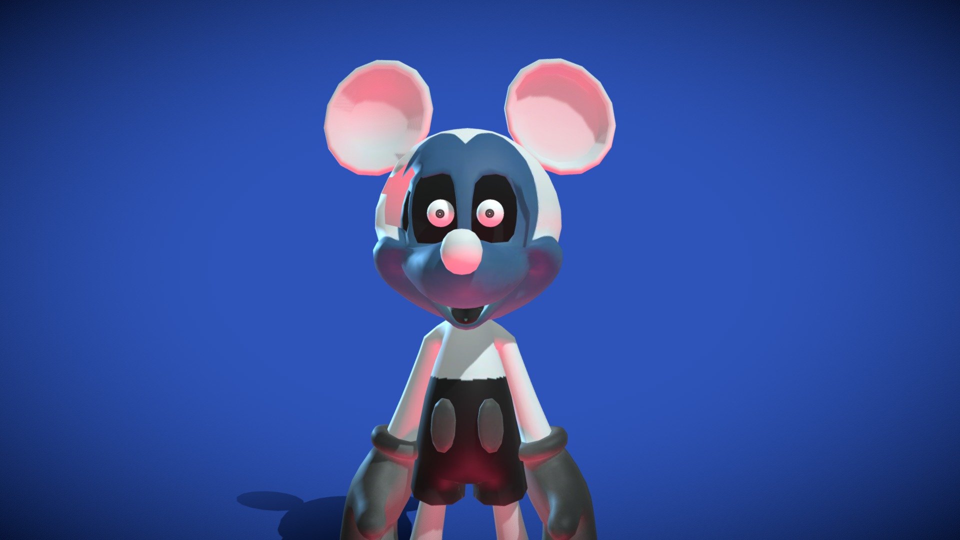 Burned Memories:Burn-down Photo negative Mickey - Download Free 3D ...