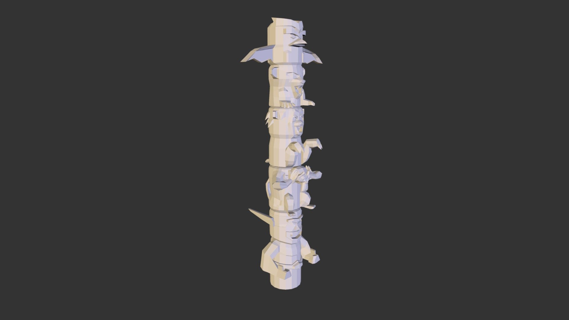 Totem Pole - Kyle O'Hara - 3D model by nonPareil Institute (@nonpareil ...