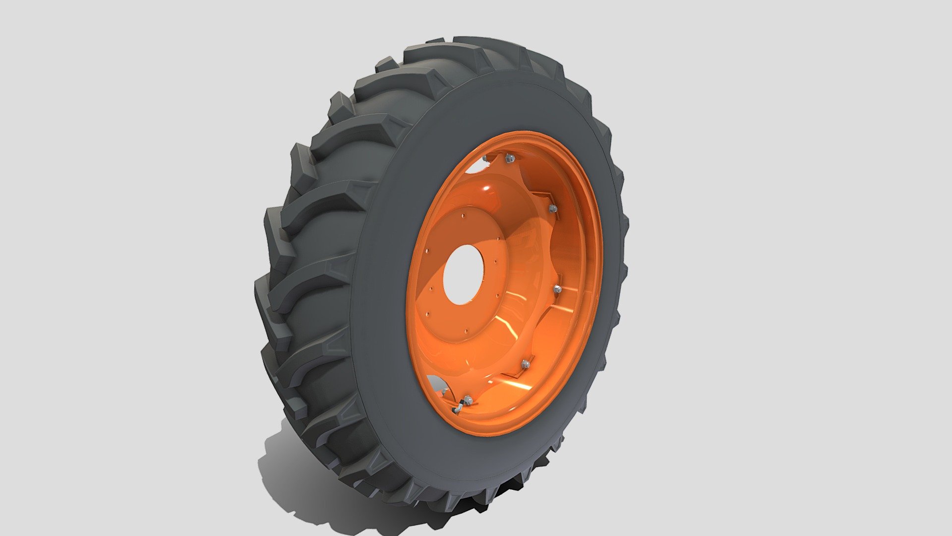 Full Tractor wheel v2 - Buy Royalty Free 3D model by dragosburian ...
