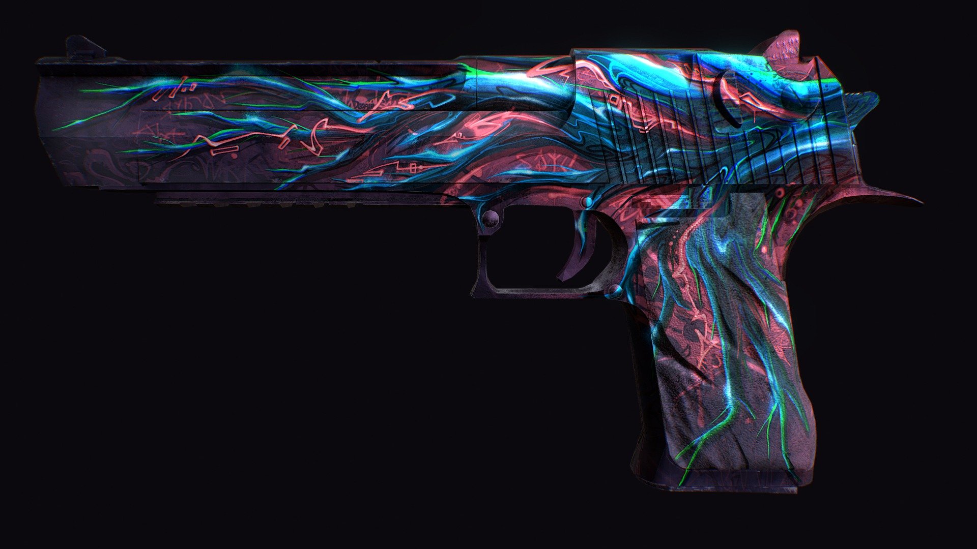 Deagle Fear Tree - 3D model by senkizh [18b9dff] - Sketchfab