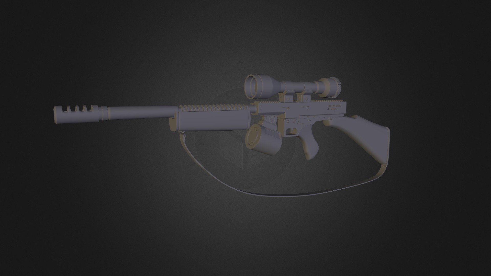 Rifle - 3D model by NickTillman [18b9e8f] - Sketchfab