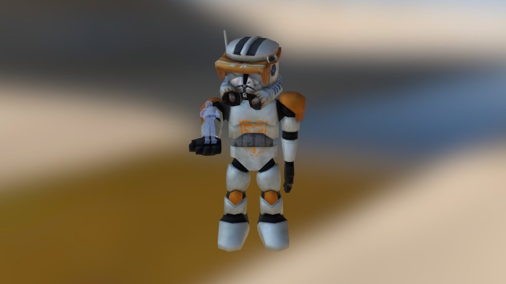 Commander Cody textured - 3D model by Aurelio Maldonado (@Sabandija ...