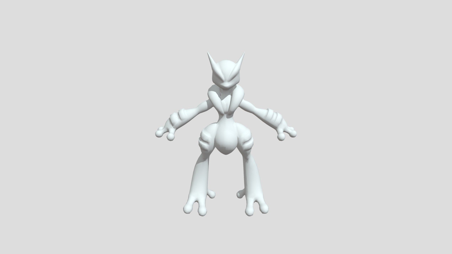 Mewtwo Mega X - 3D model by James Jr Eninew (@angieeninew55) [18ba81f ...