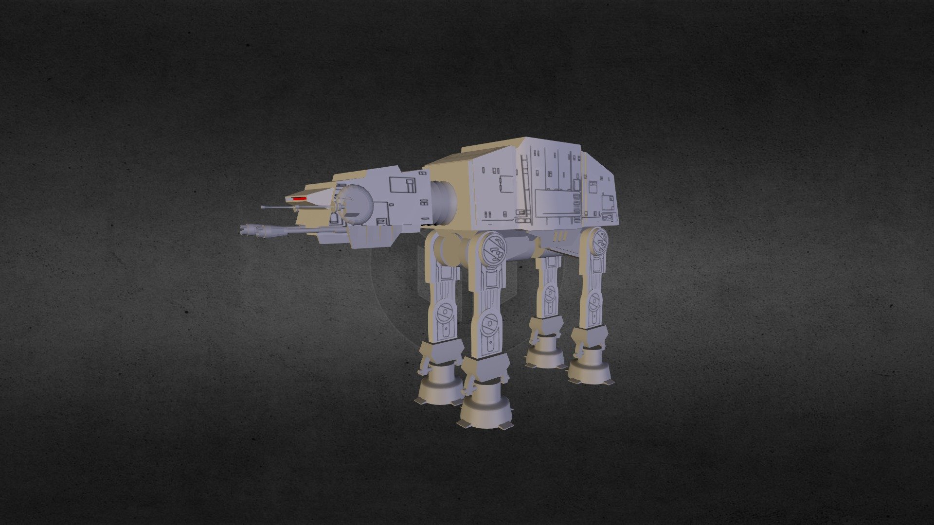 AT-AT Walker - 3D model by MGLavall [18bc48e] - Sketchfab