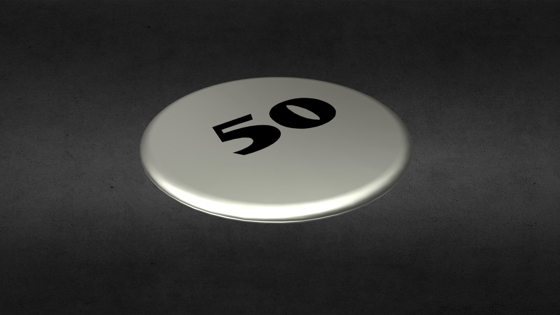 Token 50 points - Download Free 3D model by nemo81 [18bef89] - Sketchfab