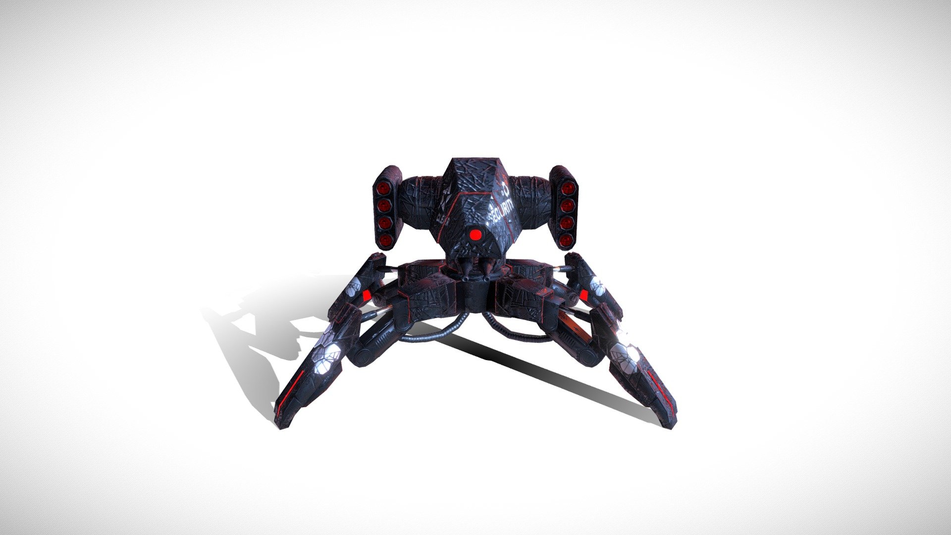 Security Robot - 3D model by ETLoLz [18bf264] - Sketchfab