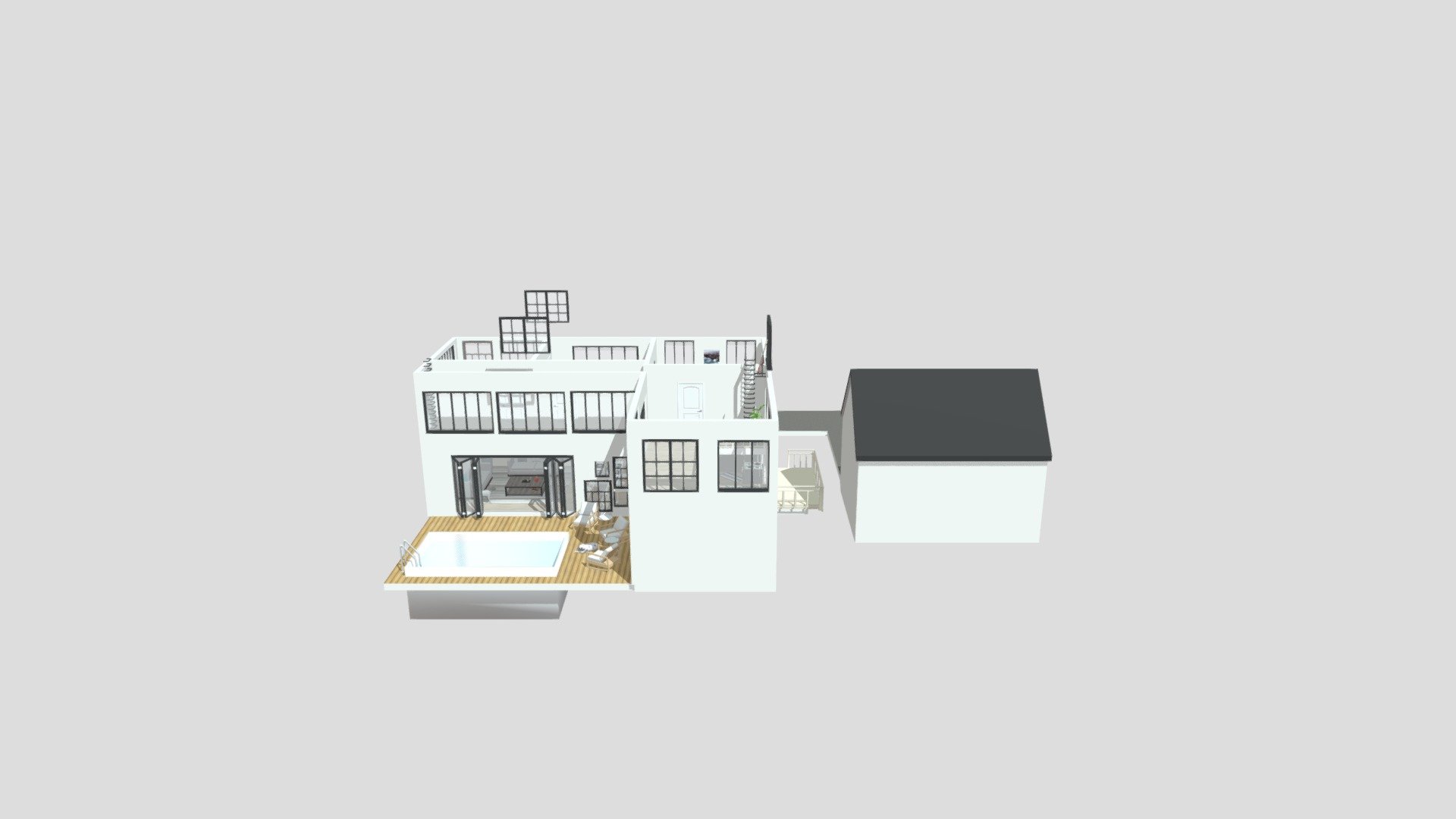 Dream House - Download Free 3D model by Home Design 3D (@homedesign3d ...