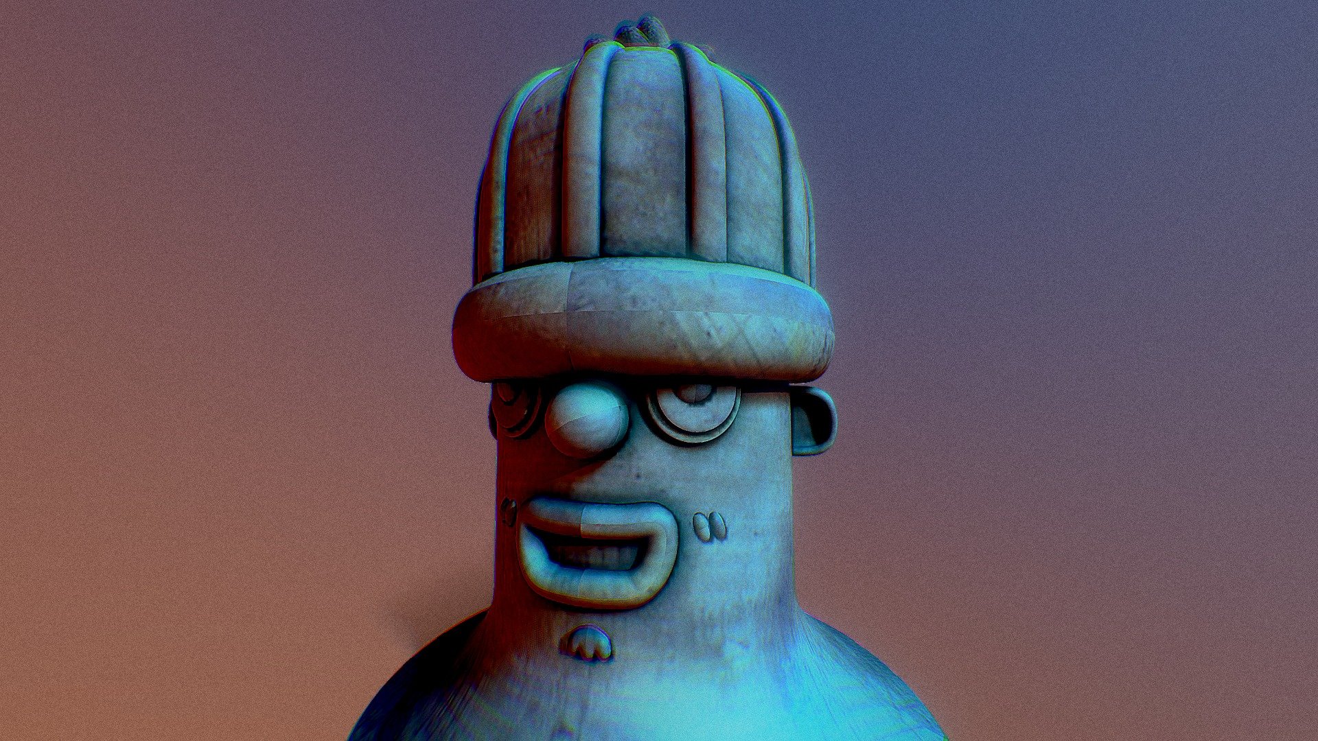 Pong Man - Download Free 3D model by pxxtian [18c0bf4] - Sketchfab