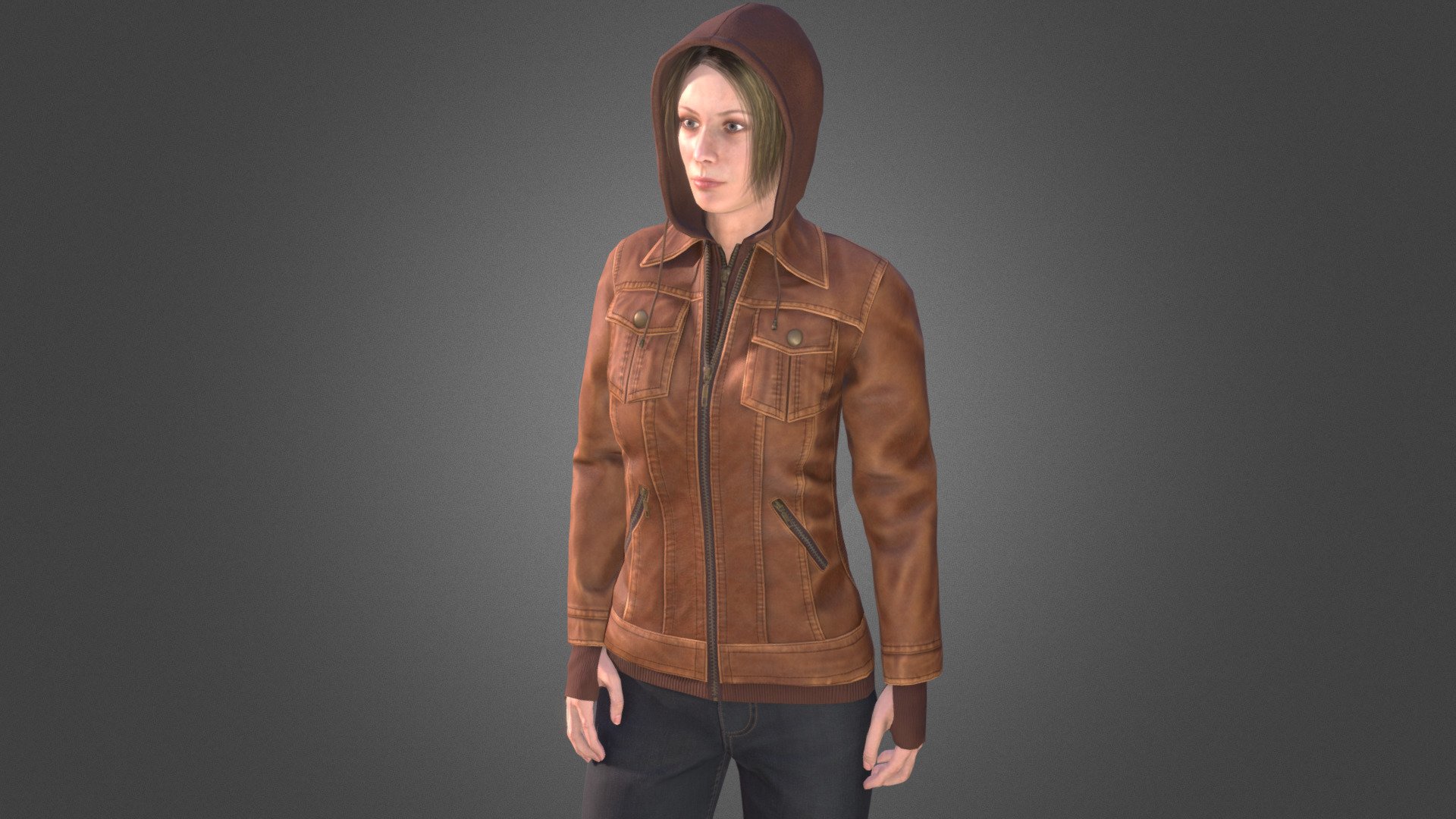 Female character - Jane - 3D model by Ramhat [18c2207] - Sketchfab