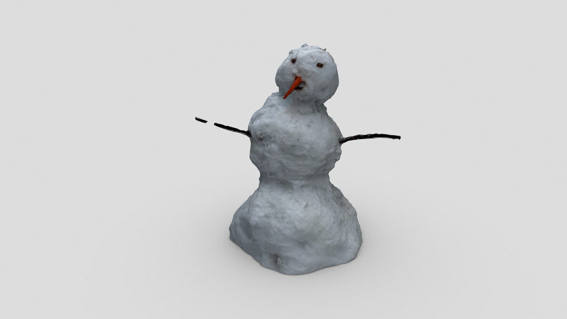 Snowman - Download Free 3D model by Emm (@edemaistre) [18c2562] - Sketchfab