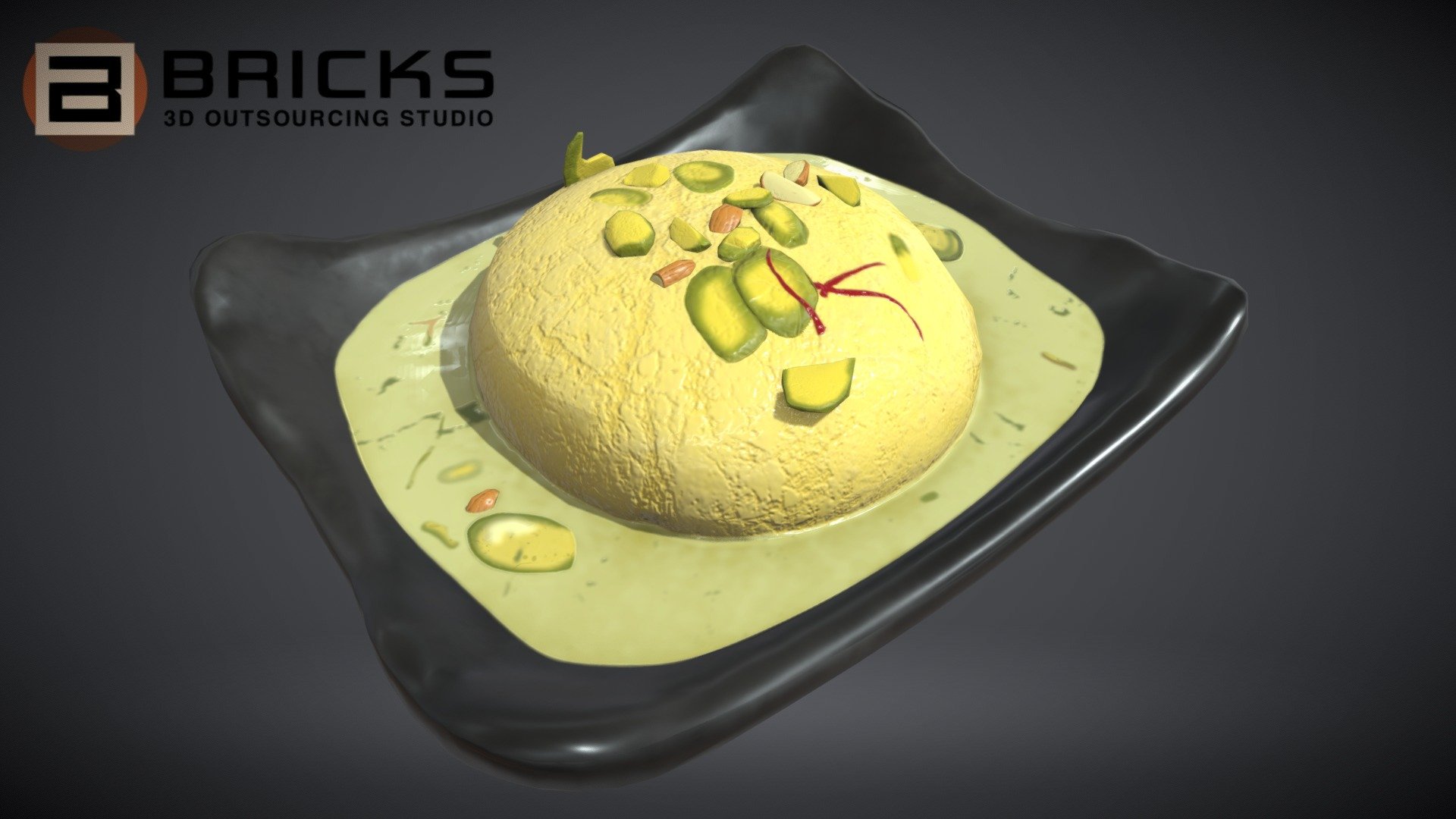 Ras Malai - Buy Royalty Free 3D model by Bricks Studio (@bricks3dstudio ...