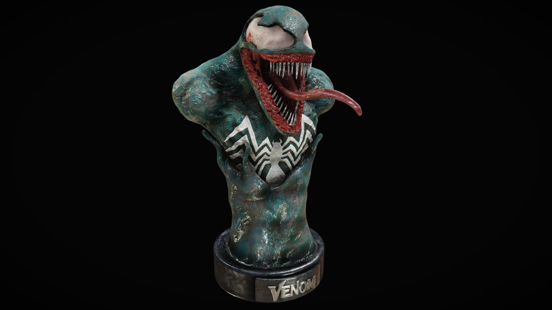 Venom bust sculpt - Download Free 3D model by DeLeon (@dele0n) [18c3850 ...
