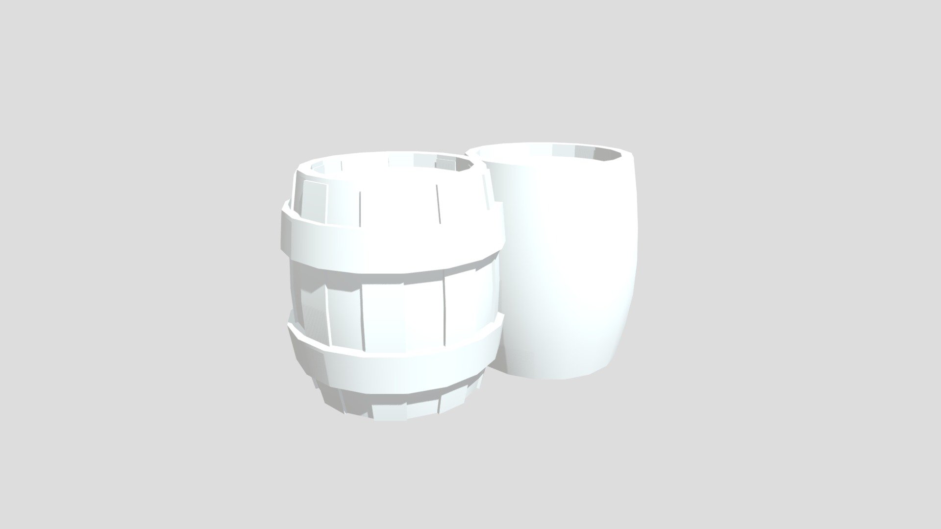 Barrels - 3D model by Mcnugget_667 [18c6486] - Sketchfab