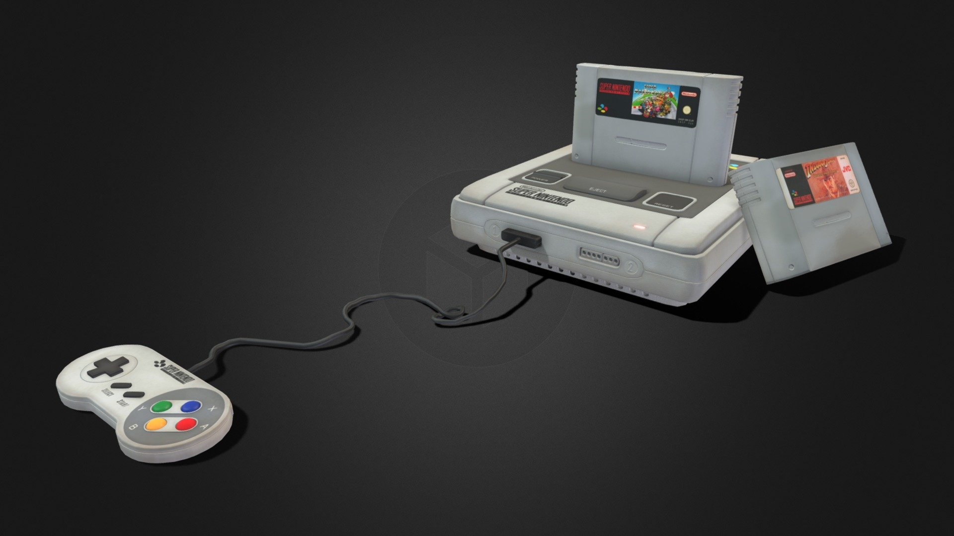 Super NES Classic - 3D model by Maxime Hubin (@maxime_hubin) [18c780c ...