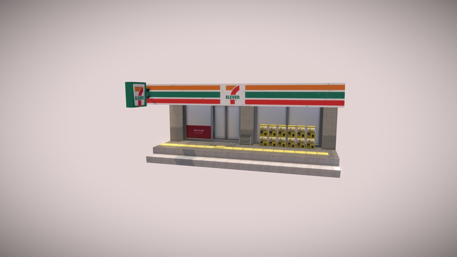 便利商店711 - 3D model by maggie62755 [18cbf78] - Sketchfab