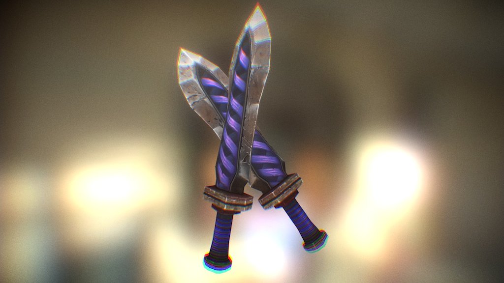 Morries Dual Heavy Sword - 3D model by Palomar [18cc650] - Sketchfab