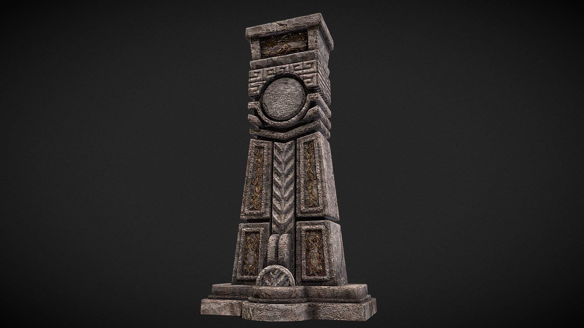 Ancient Mayan Pillar - Buy Royalty Free 3D model by AliasHasim [18cc998 ...