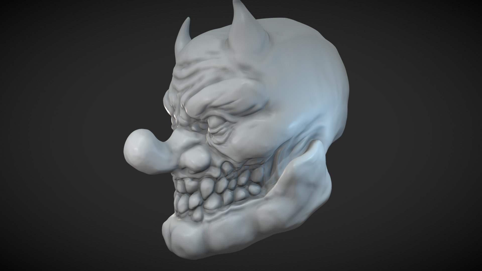 Tengu Head Sculpt - Buy Royalty Free 3D model by sketchzombie [18cd644 ...