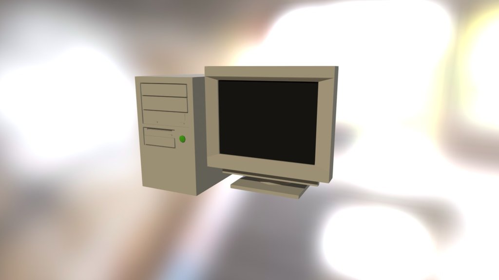 Old PC - 3D model by sdhyde [18cd855] - Sketchfab