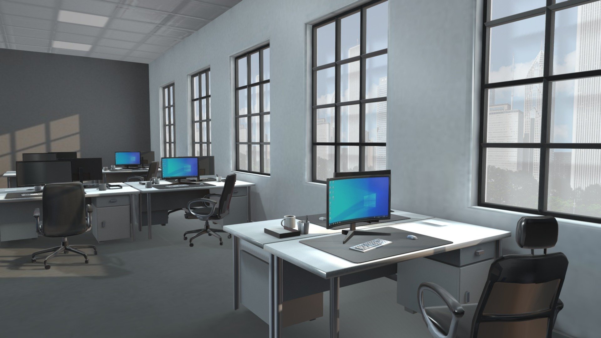 office - 3D model by behrouz.khodabandeh [18cee3e] - Sketchfab