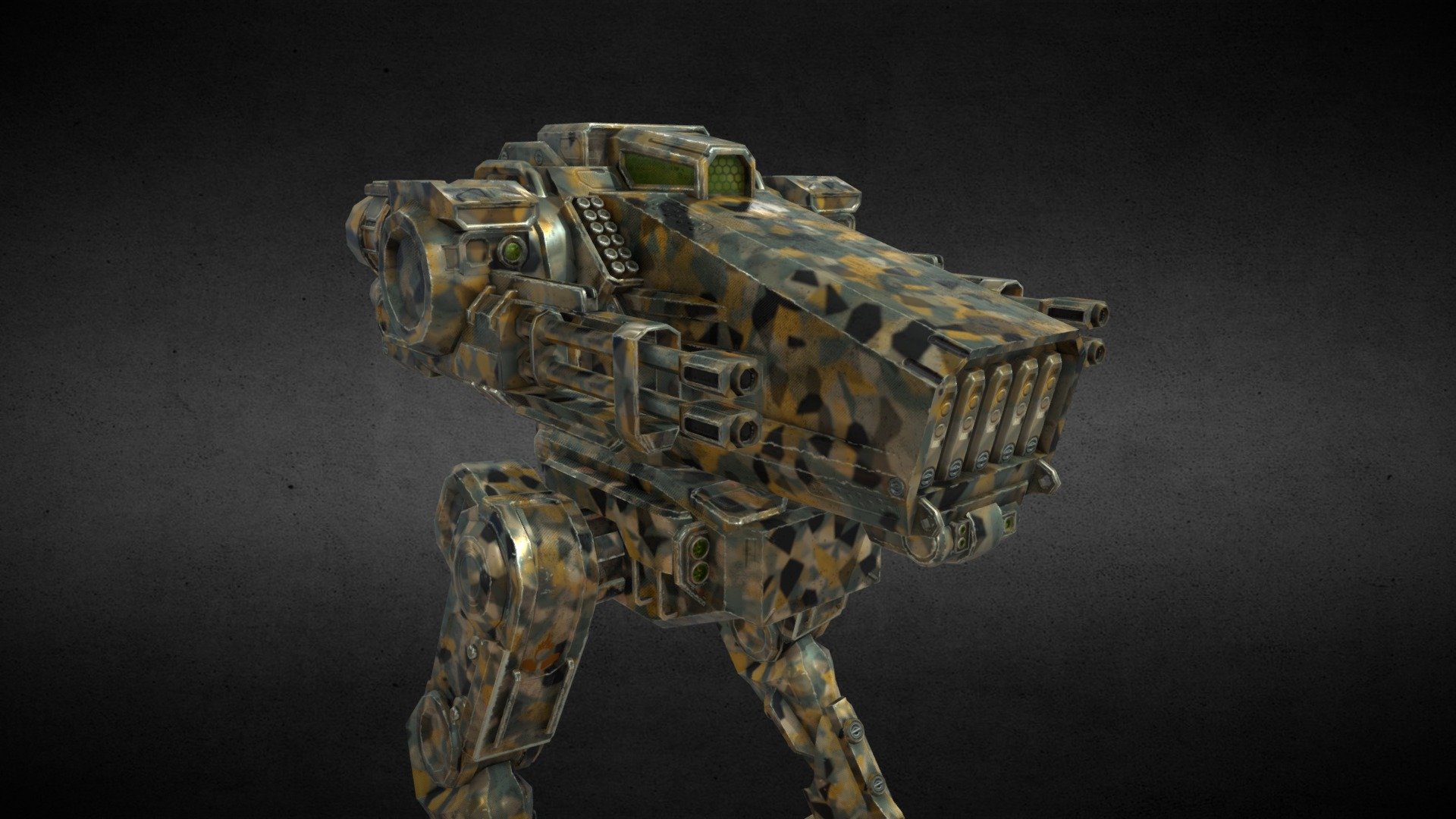 Mech - 3D model by DanKK333 [18cfe00] - Sketchfab