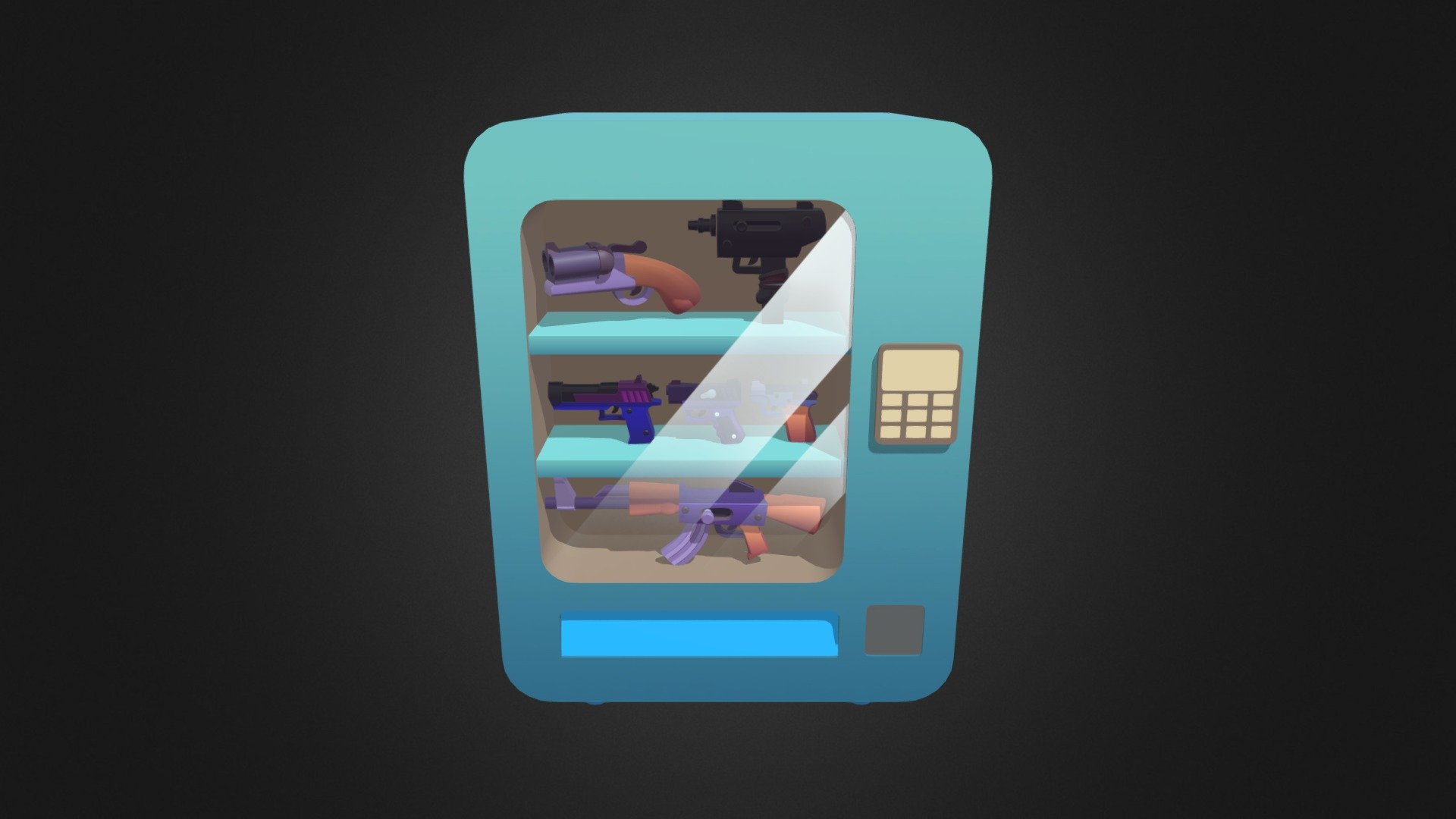 Gun Vending machine - Download Free 3D model by sedayuzlu [18d0e87 ...
