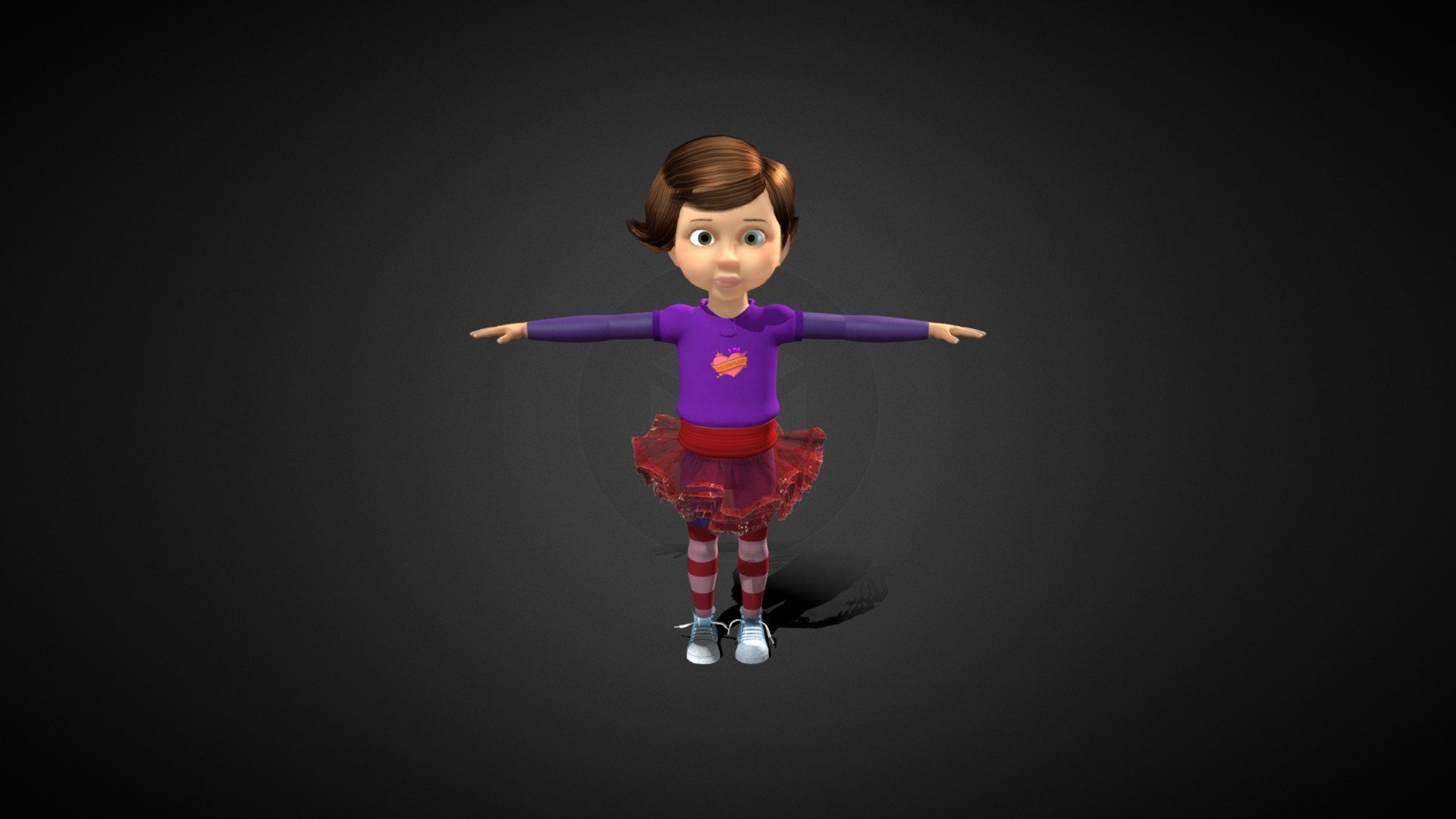 Girl 3d Model By Reda3d 18d2210 Sketchfab