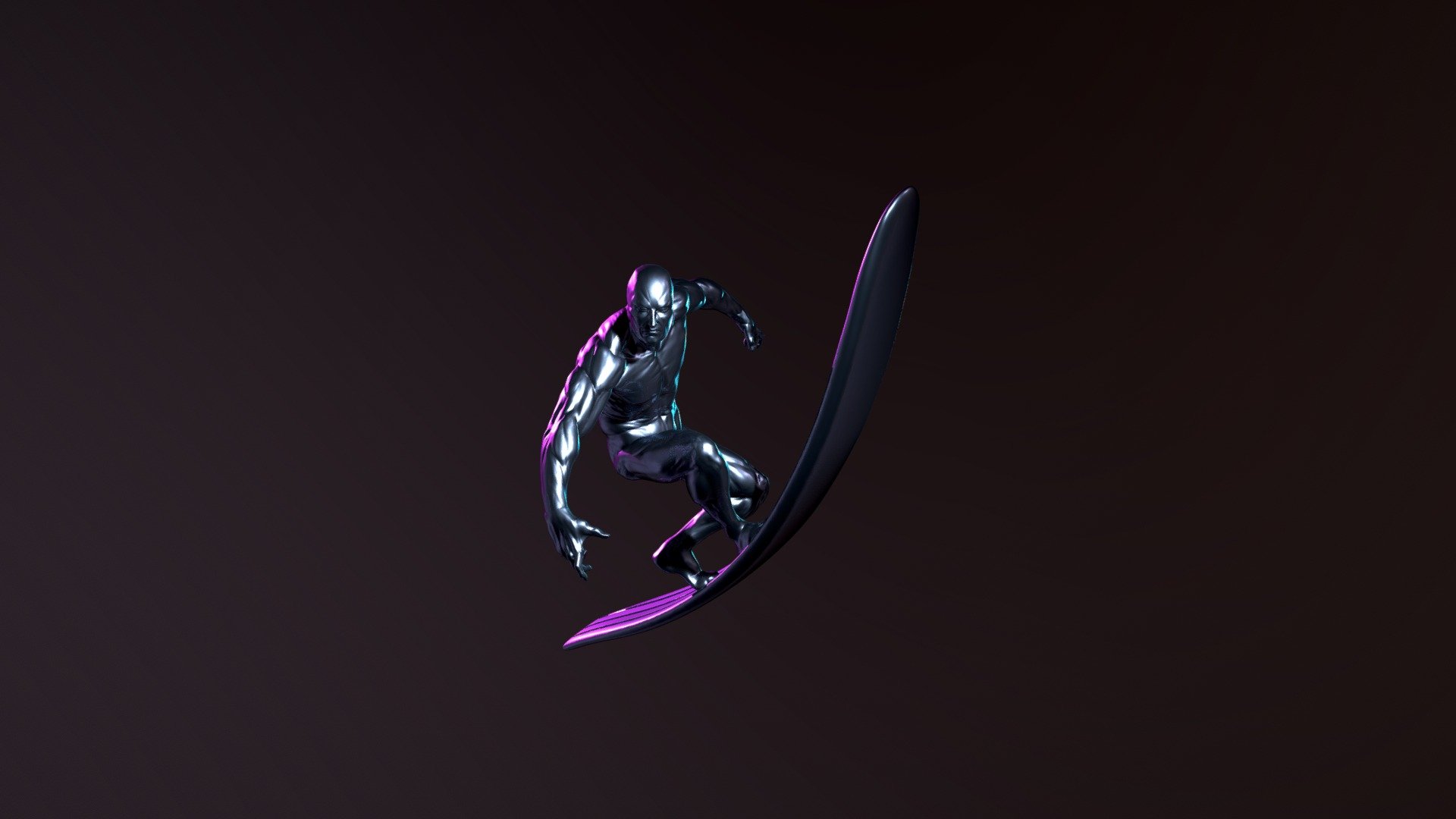 Silver Surfer - 3D model by 05dastarli [18d26f4] - Sketchfab