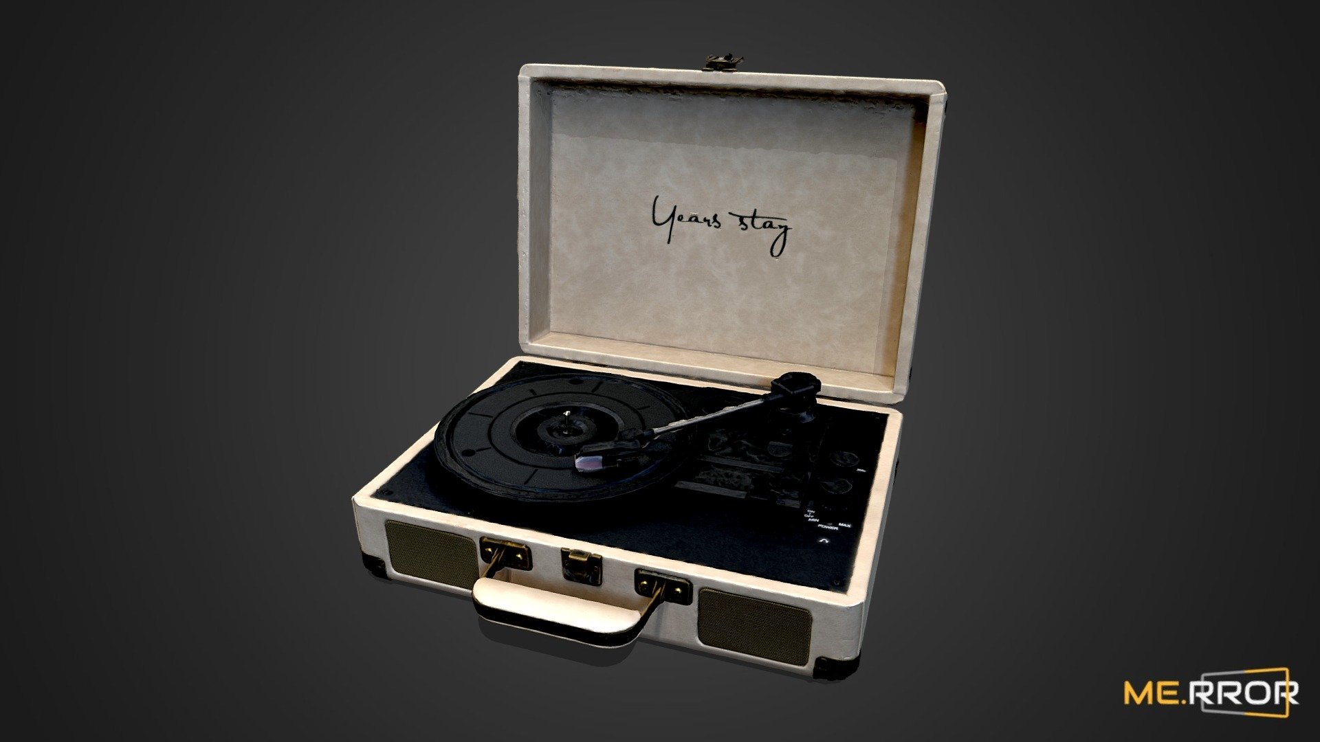 Vintage Turntable LP player - Buy Royalty Free 3D model by ME.RROR ...